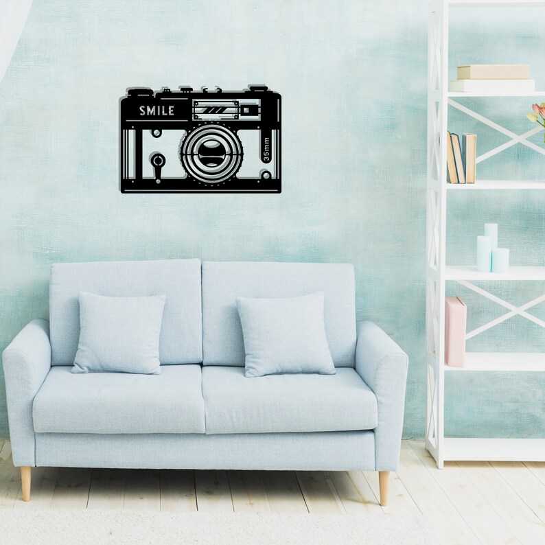 Vintage Camera Wall Art Metal Wall Decor Metal Wall Art - Etsy