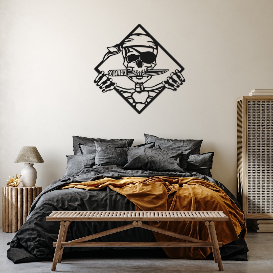 Pirate Metal Wall Art, Metal Pirate Outdoor Pirate Decor, Pirate Decor ...