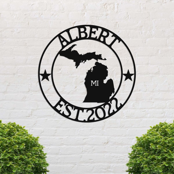 Michigan Sign - Etsy