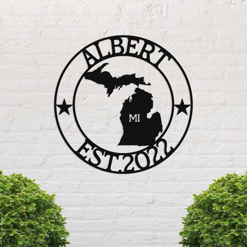 Michigan Sign - Etsy