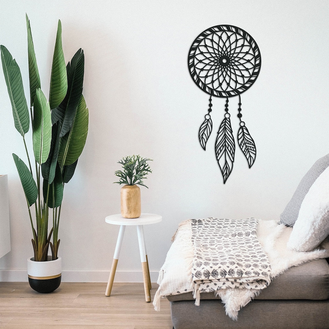 Dream Catcher Wall Art Metal Wall Decor Metal Wall Art - Etsy