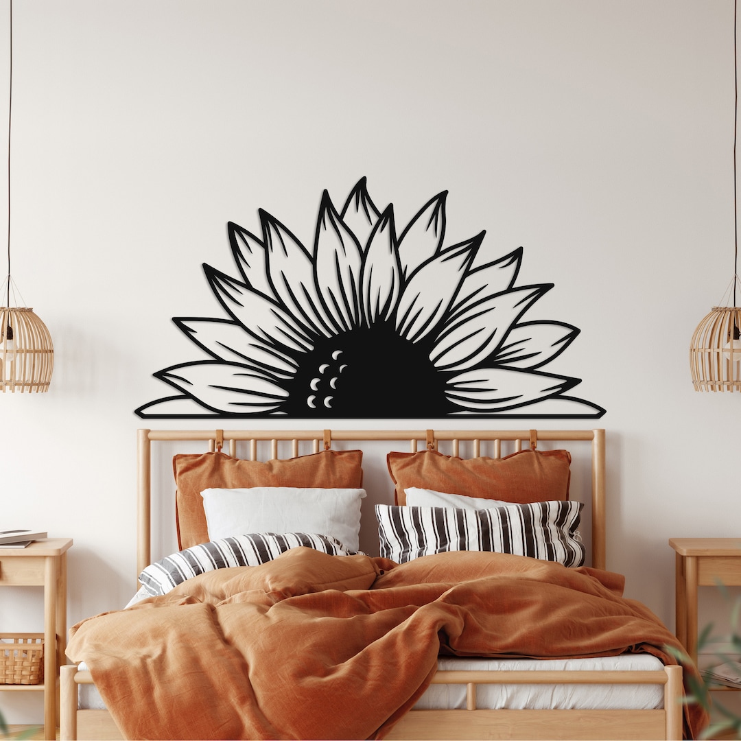 Sunflower Metal Wall Art, Sunflower Bathroom Decor, Sunflower Gifts for ...