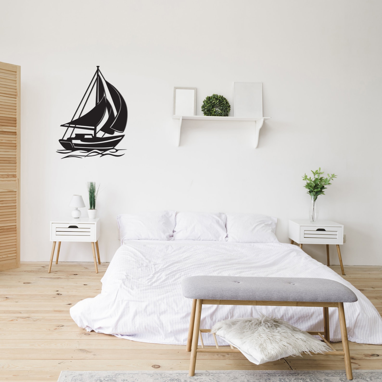 Boat Wall Decor Ship Metal Wall Art Nautical Decor Navy - Etsy