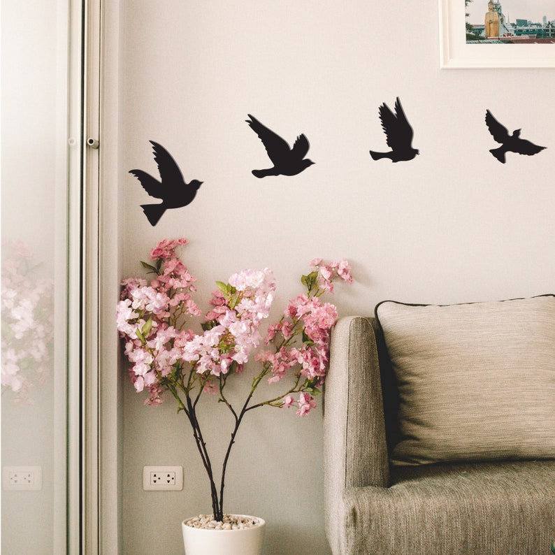 Vogels Metalen Muur Decor Metalen Kunst aan de Muur Metalen - Etsy ...