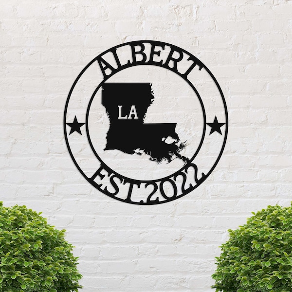 Louisiana Welcome Signs - Etsy