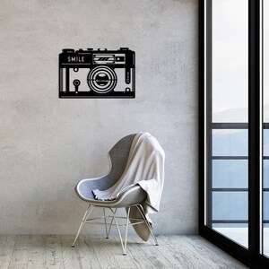 Vintage Camera Wall Art, Metal Wall Decor, Metal Wall Art, Vintage ...
