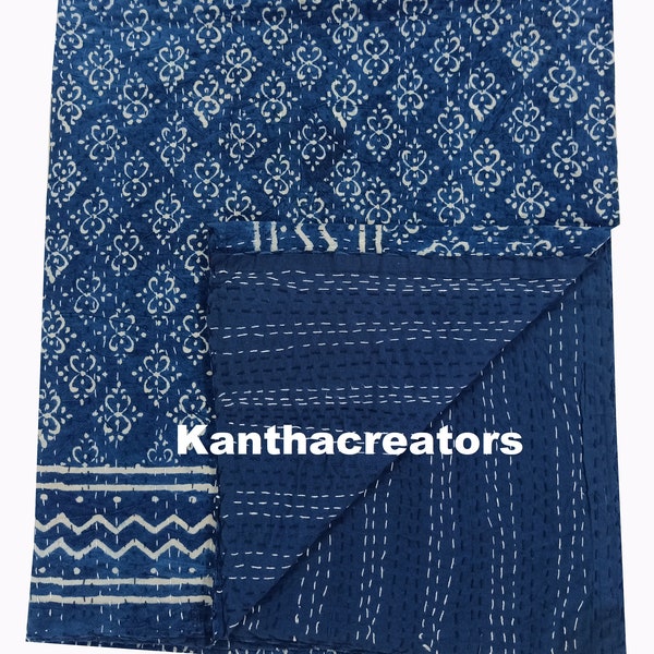 Indigo Bedding - Etsy