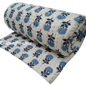 Block Print Quilt - Etsy