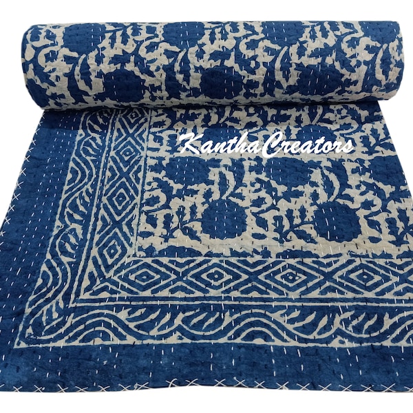 Indigo Bedding - Etsy