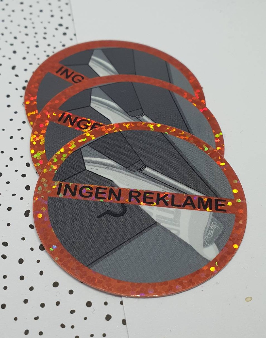 Holographic INGEN REKLAME Sticker Waterproof Sticker - Etsy