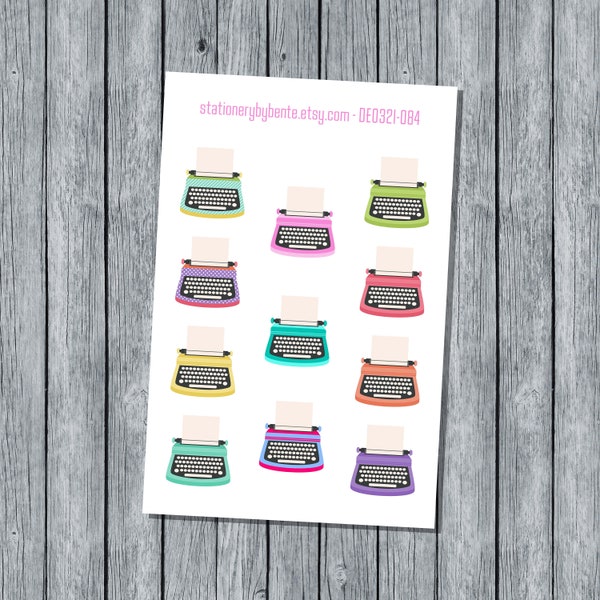 Typewriter Stickers - Etsy Australia