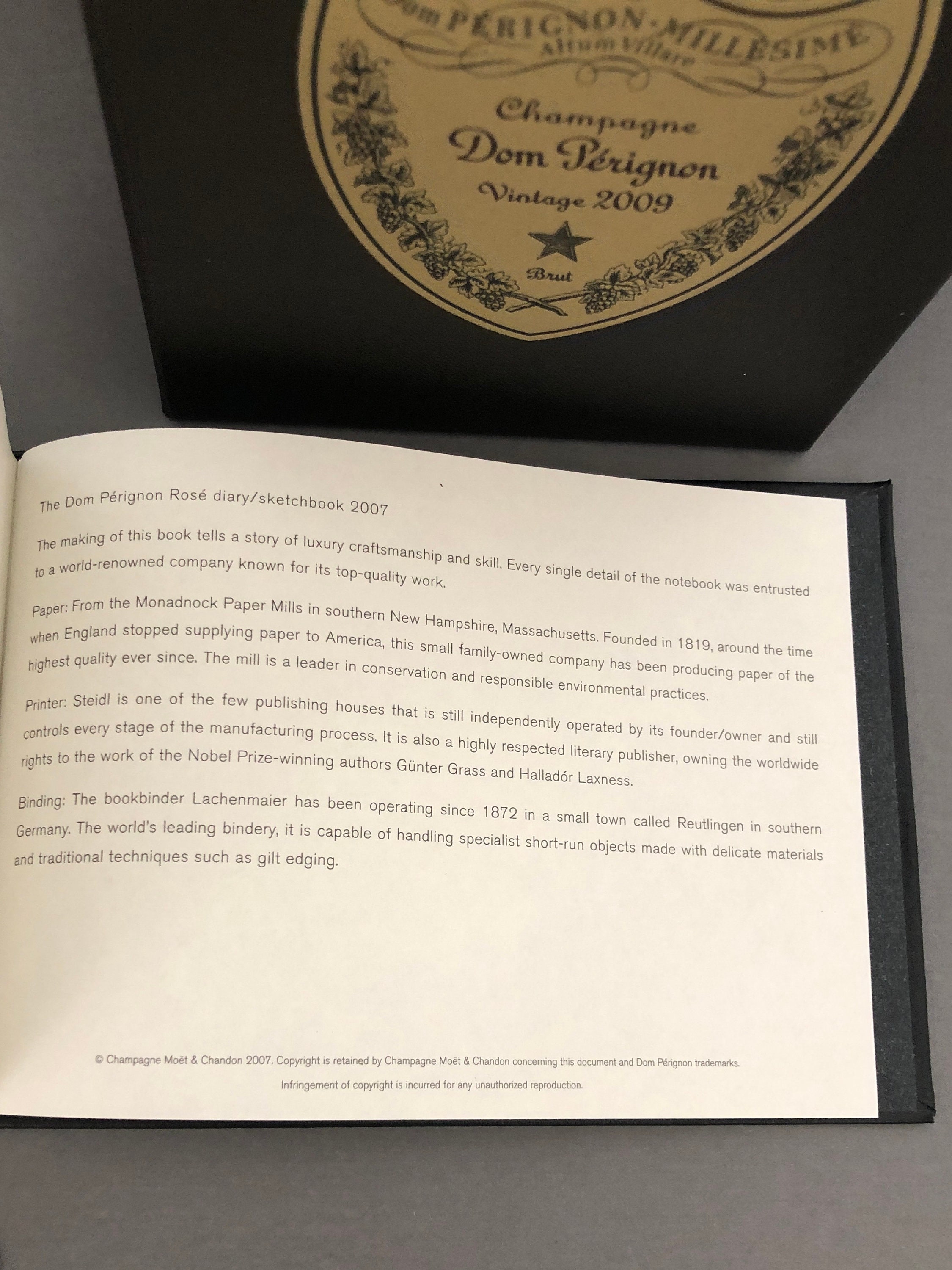DOM PERIGNON X STEIDL Notebook Journal or Sketchbook. True - Etsy