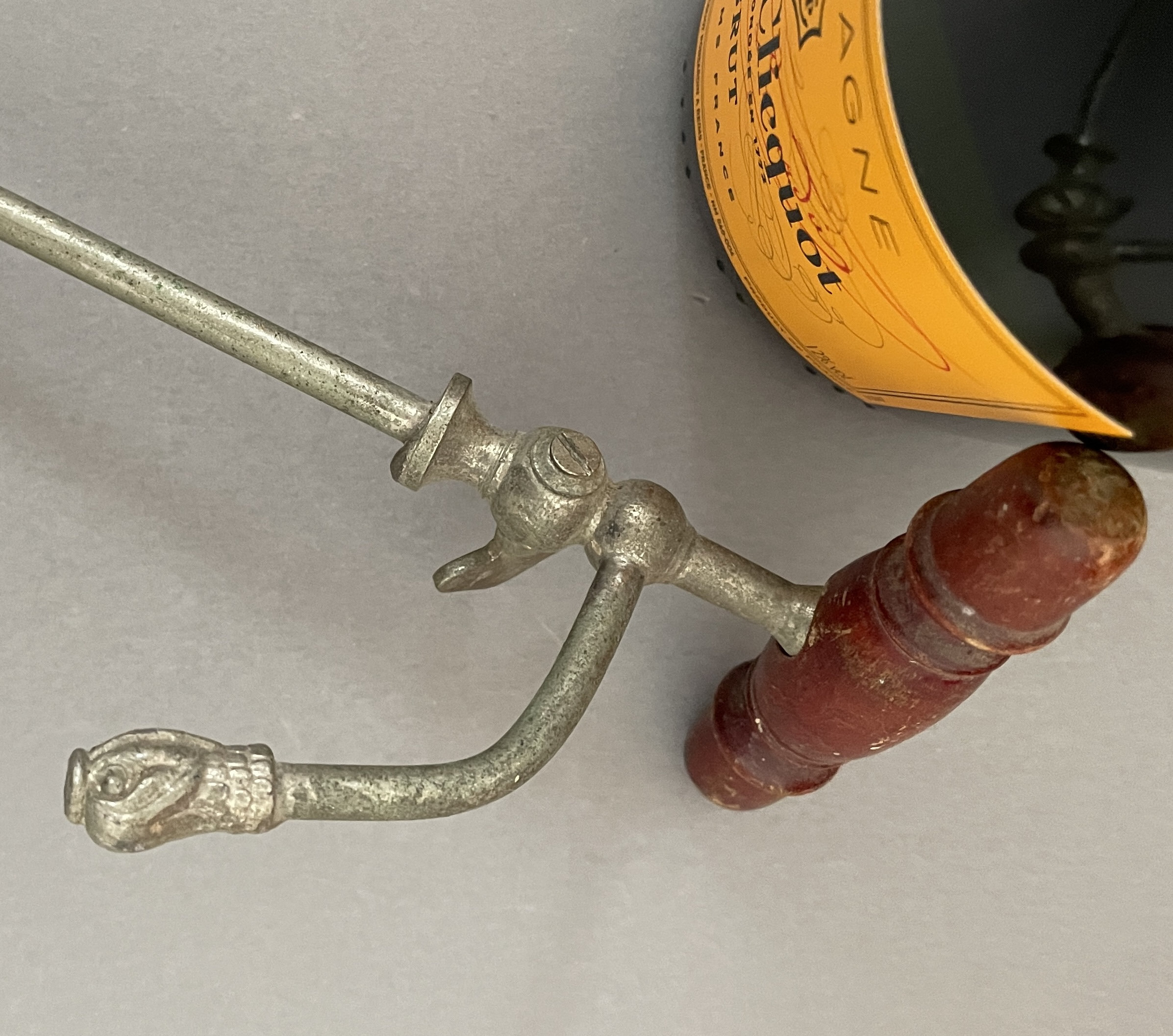 Rare Antique Champagne Fountain, Stopper or Opener. Intriguing French ...