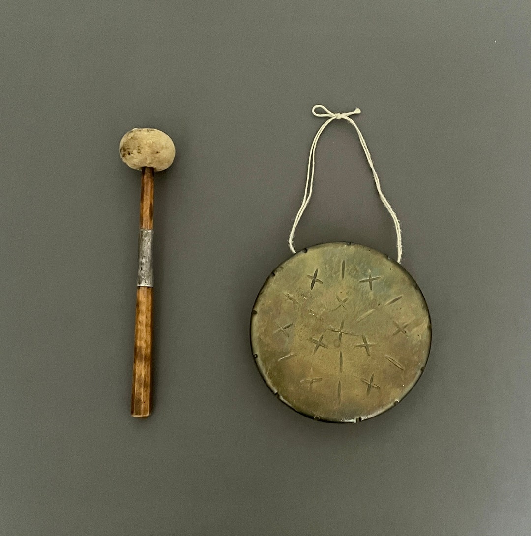 Mid-century Modern Vintage Gong From 60's Era. MCM Collectible Home ...