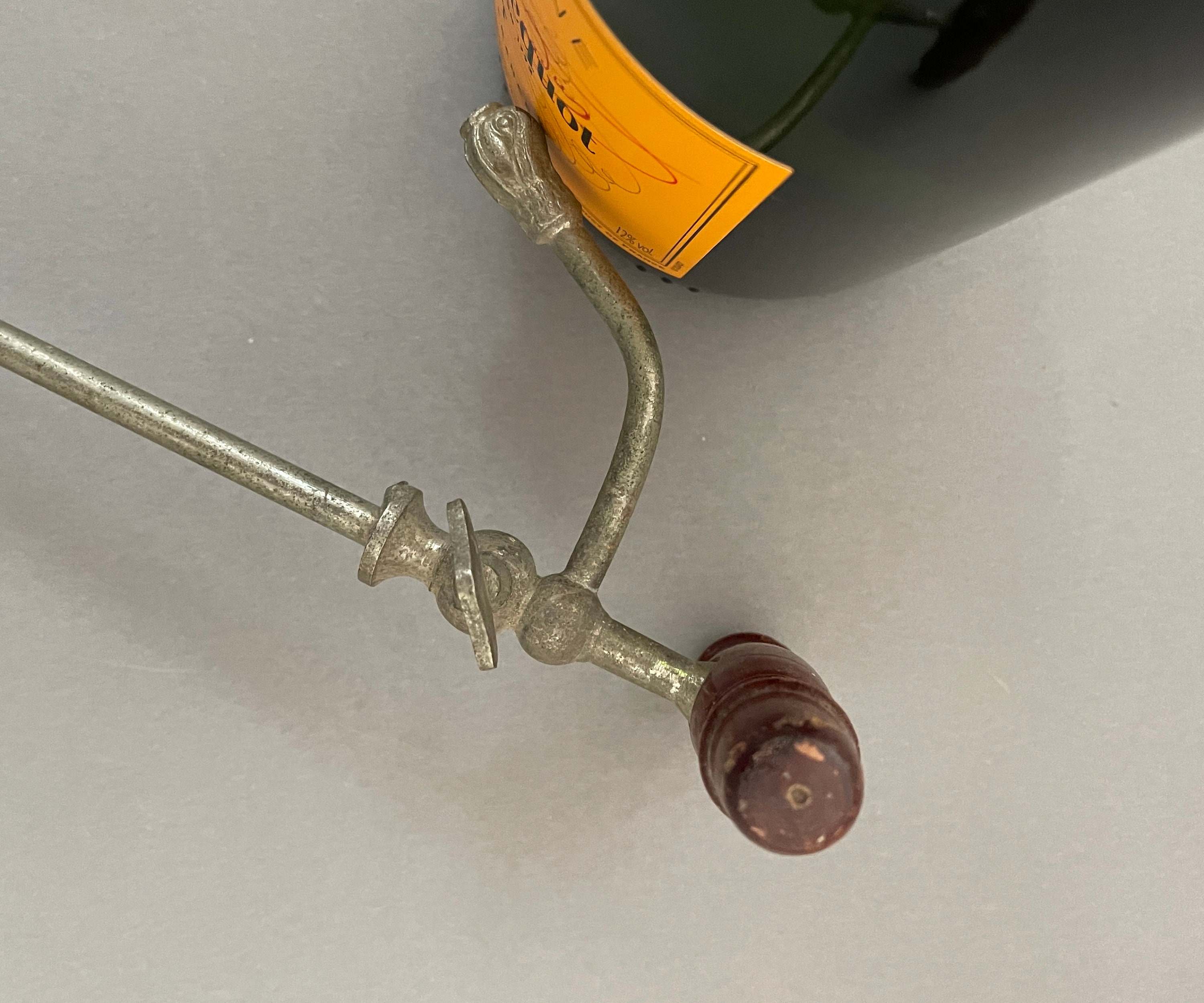 Rare Antique Champagne Fountain, Stopper or Opener. Intriguing French ...