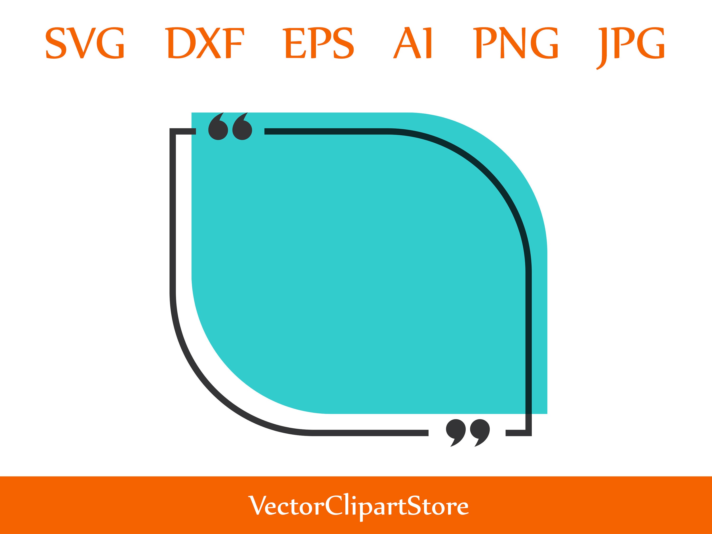 Word Balloon SVG Files Set. Speech Bubble SVG for Your Quotes. | Etsy
