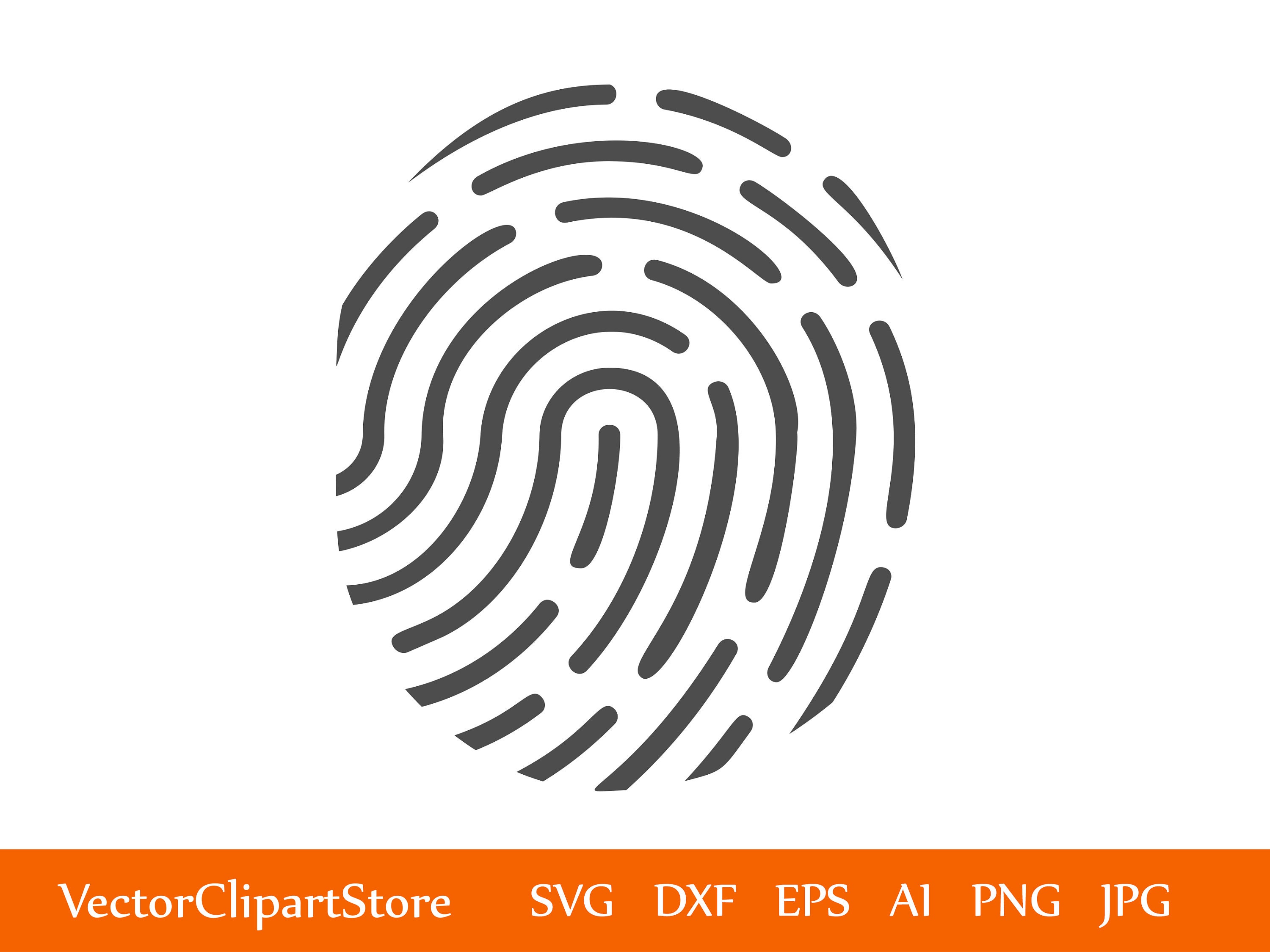 Fingerprint SVG. Thumbprint SVG DXF. Thumb Print Svg. - Etsy Canada