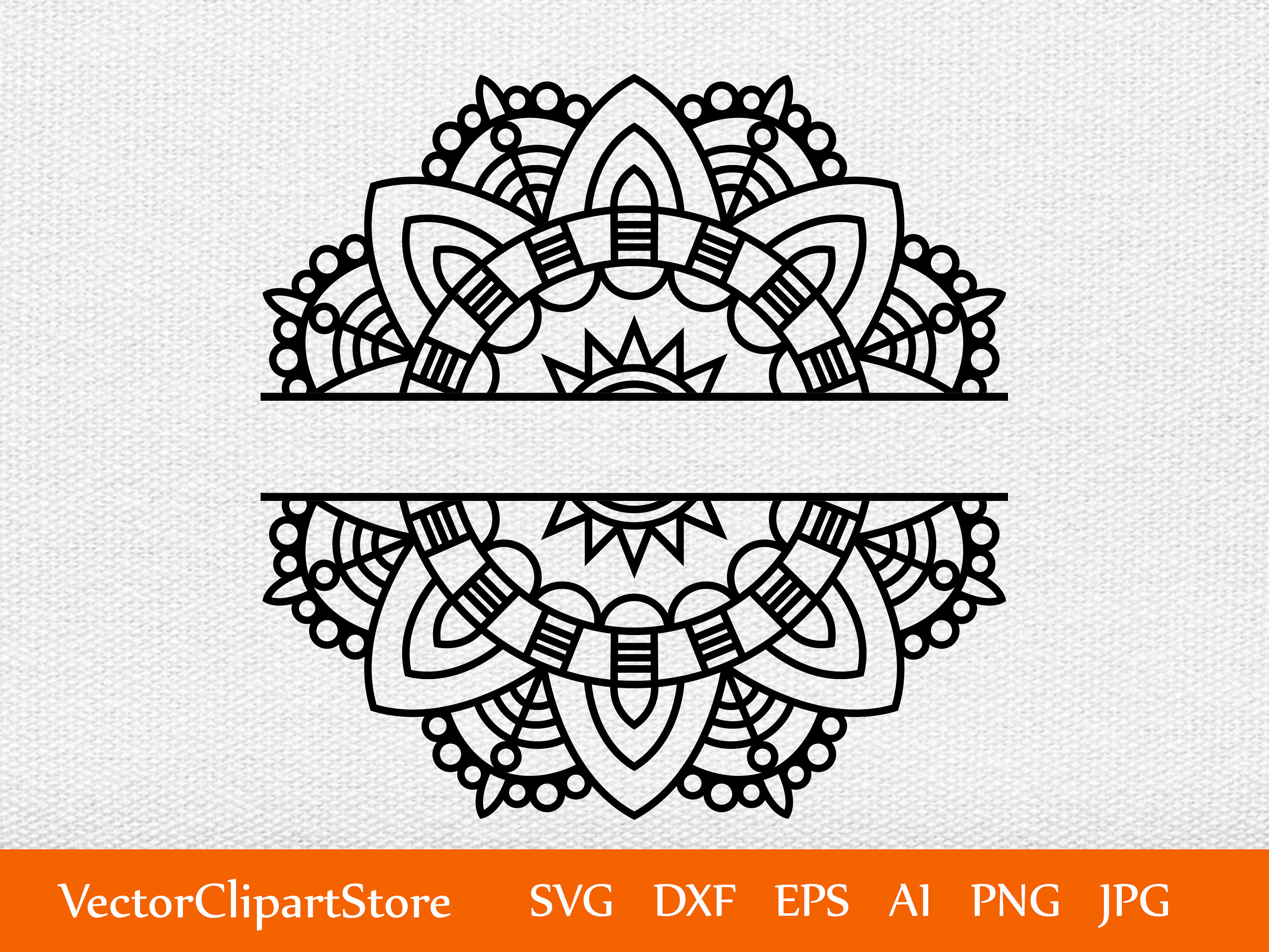 Mandala Monogram SVG Digital Download File Mandala Design - Etsy Canada