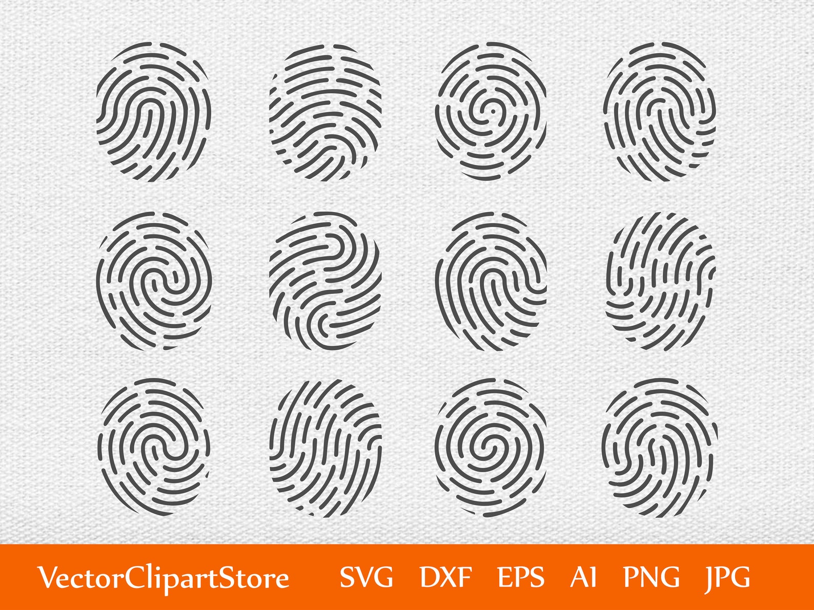 Fingerprint SVG. Thumbprint SVG DXF. Thumb Print Svg. - Etsy Canada