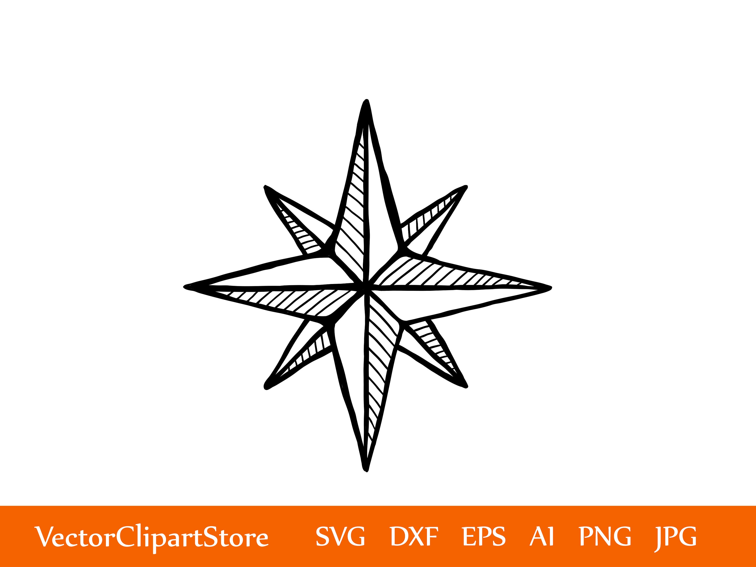 Northern Star Clipart