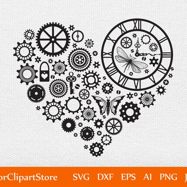 Clockwork Heart - Etsy