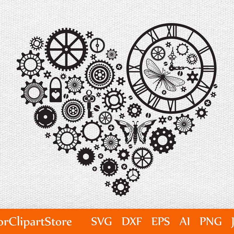 Steampunk Svg - Etsy