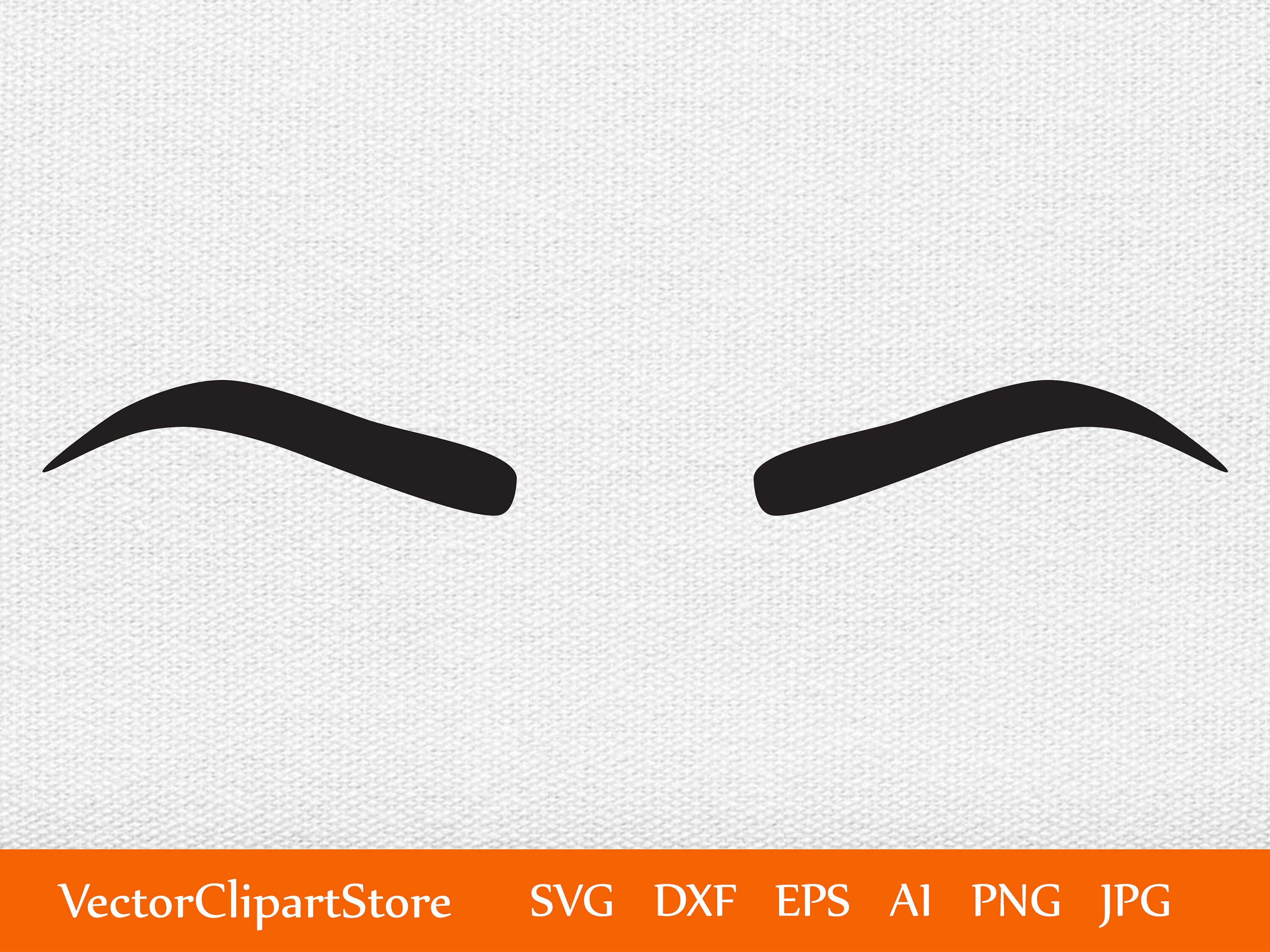 SVG Eyebrows Bundle Tattoo Silhouette Design Digital - Etsy