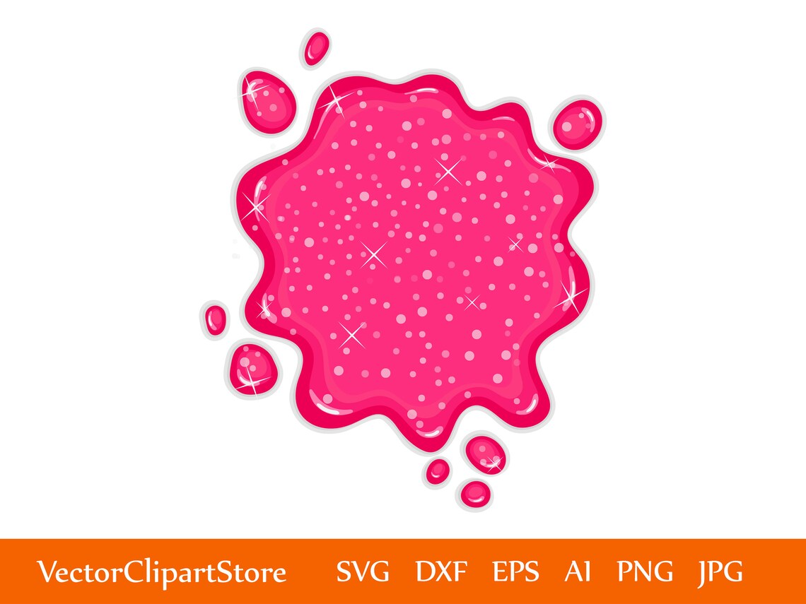 Slime Splats Cliparts Slime SVG Png Paint Splatter Svg - Etsy