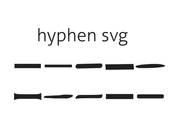 Hyphen Clip Art