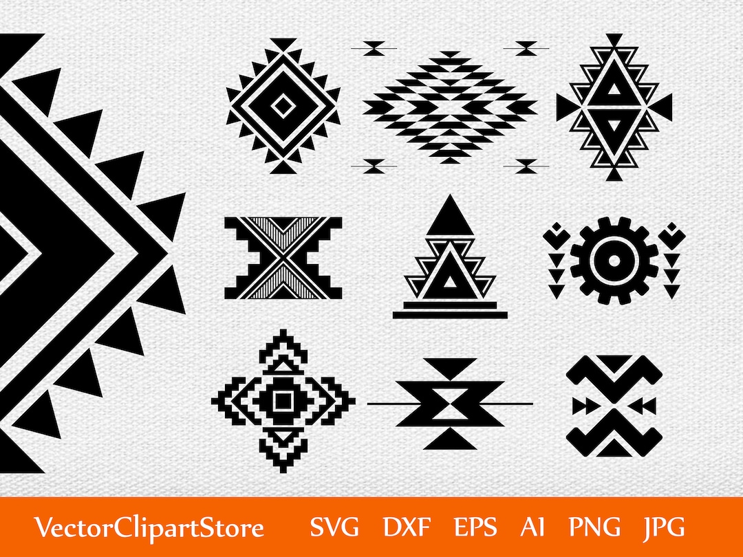 Tribal Pattern, SVG Ethnic Pattern, Boho Tribal Pattern, Tribal Tattoo ...