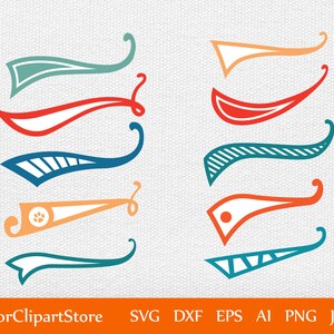 Swoosh Swash Swish Svg Cut File, Baseball Text Tail Swashes, Softball ...