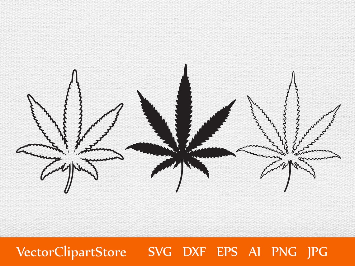 Pot Leaf SVG SVG Files for Cricut Digital File Svg Design - Etsy