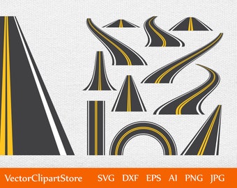 Road Swerve Vector - Etsy Australia