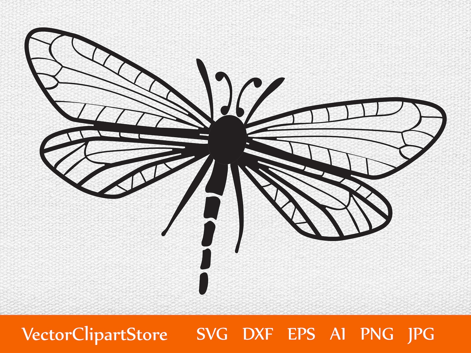 Dragonfly svg dxf png eps ai jpg files. Dragonfly Clip | Etsy