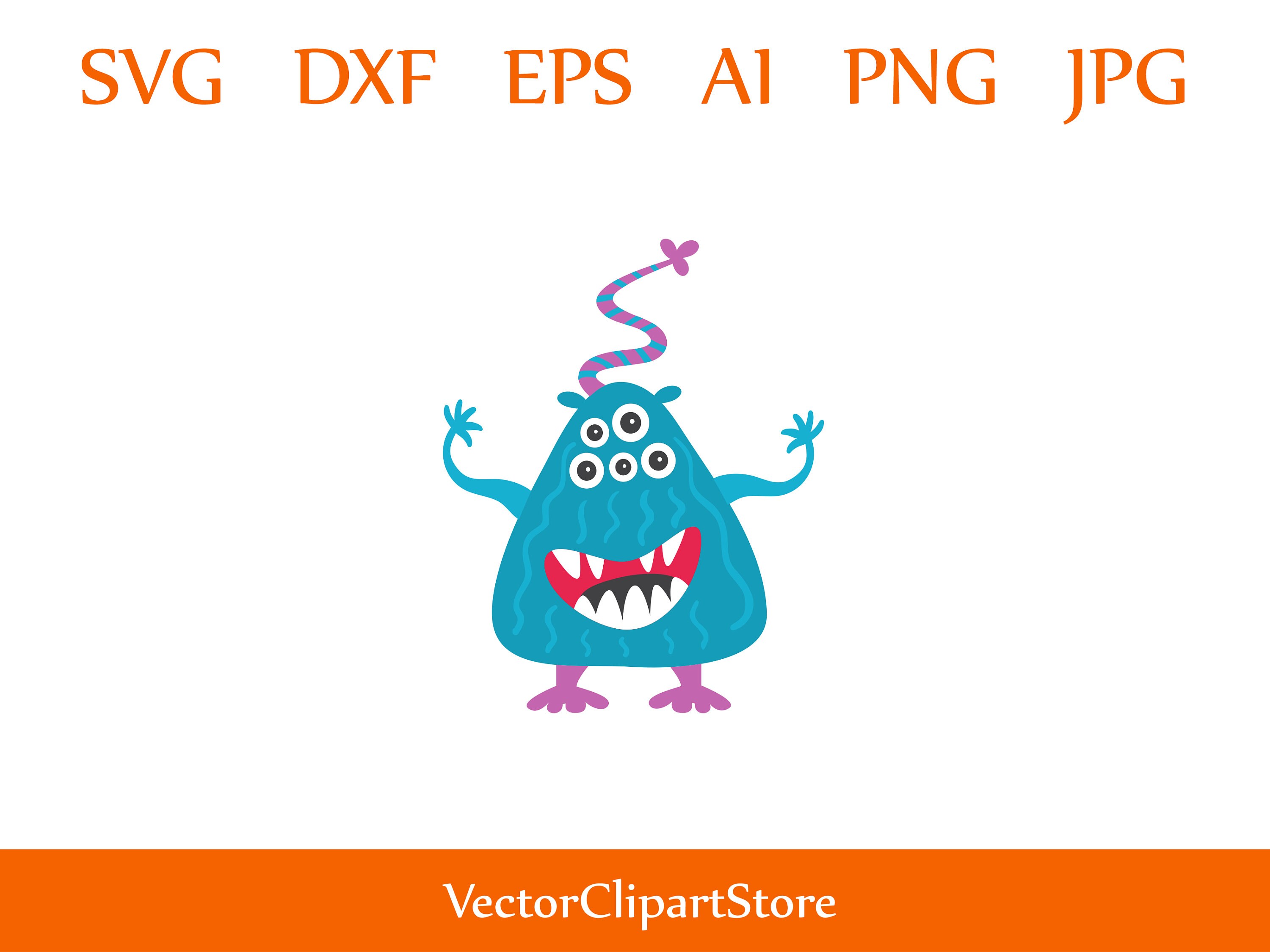 Monster Creation Kit. Character Clipart Set for Your Own | Etsy