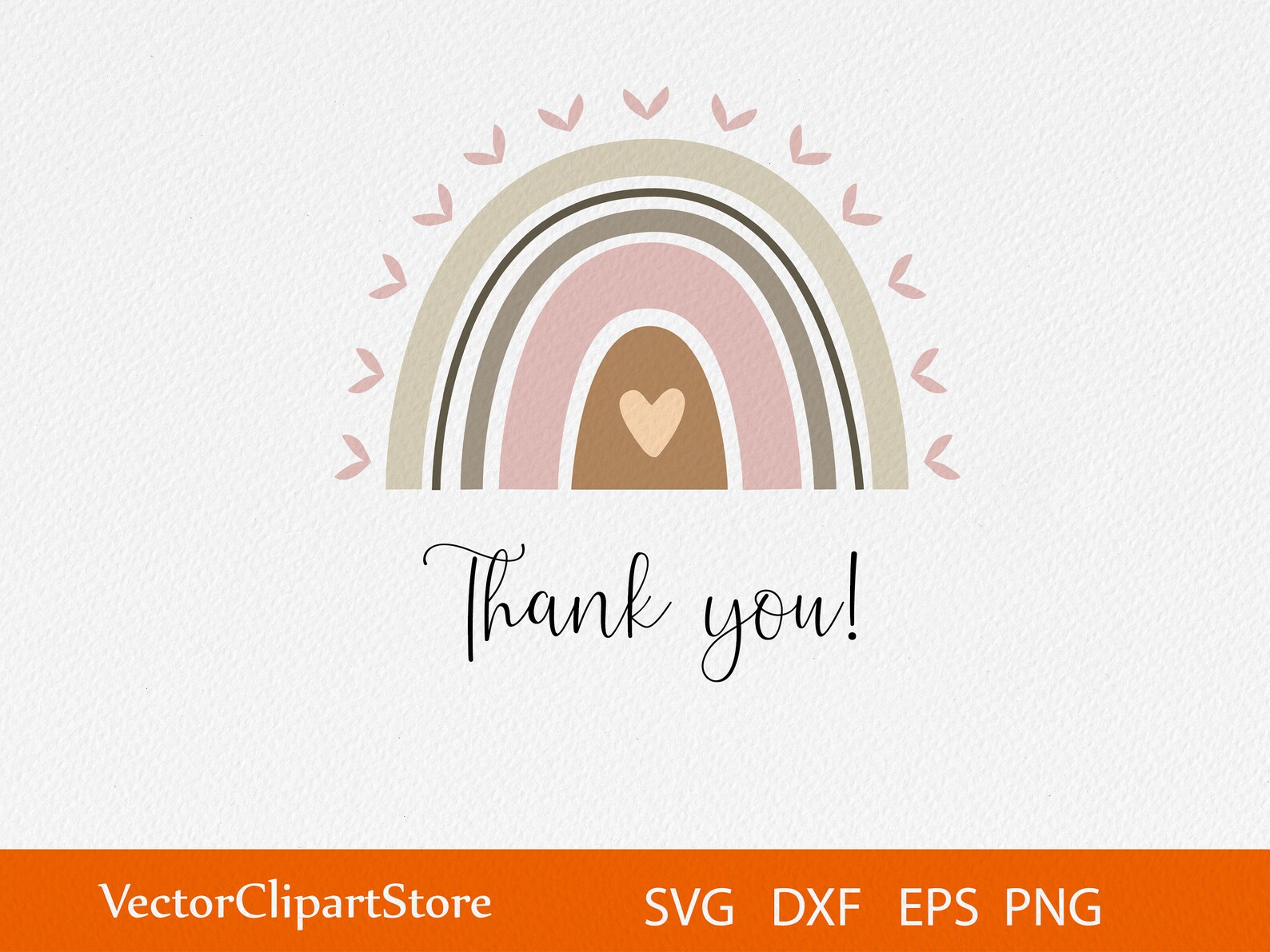 Neutral Colors Rainbow Baby Clipart SVG PNG Jpg Vector Rainbow - Etsy