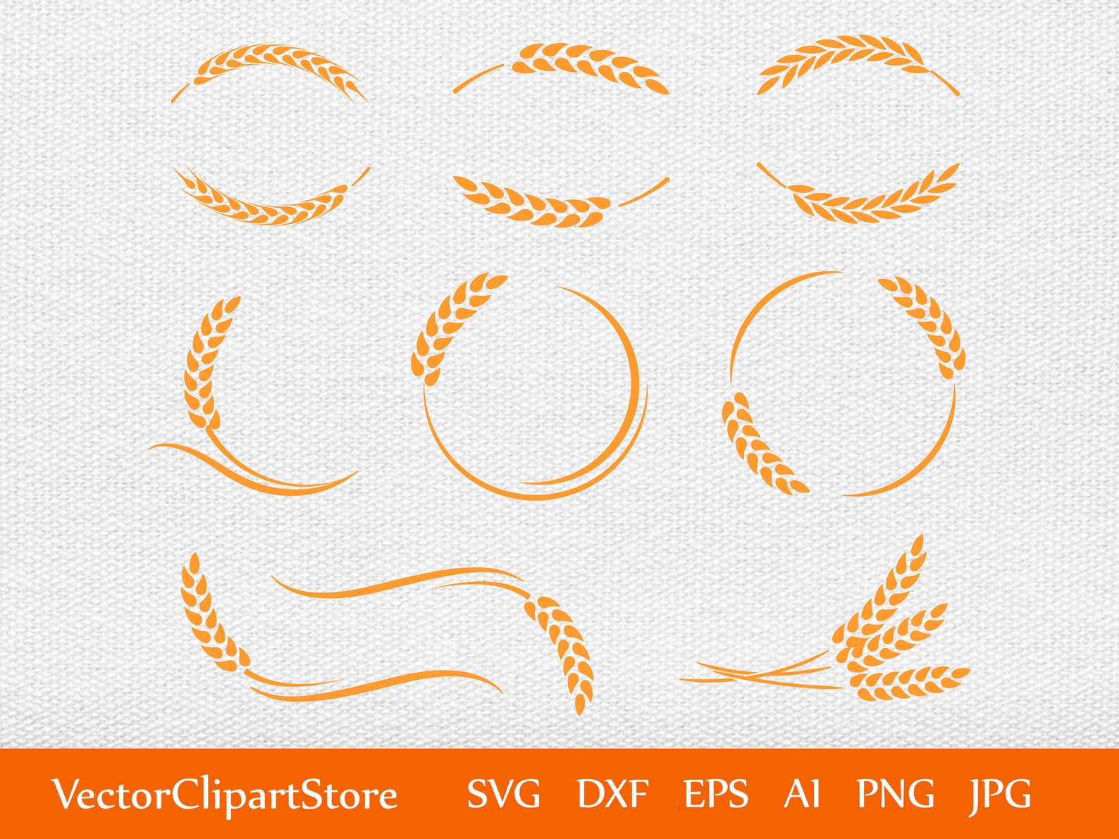 Wheat Svg/wheat Svg Logo/grain Svg/wheat Clip Art/wheat | Etsy