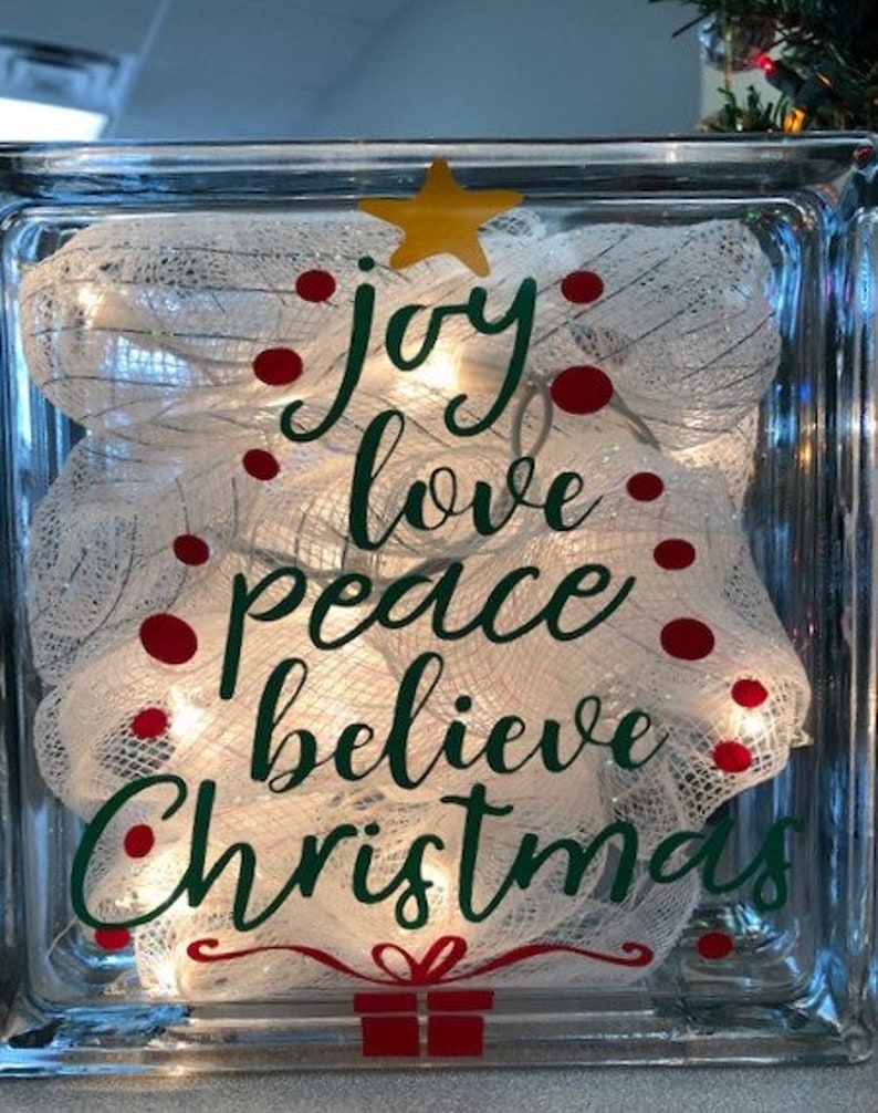 Custom Lighted Glass Blocks - Etsy