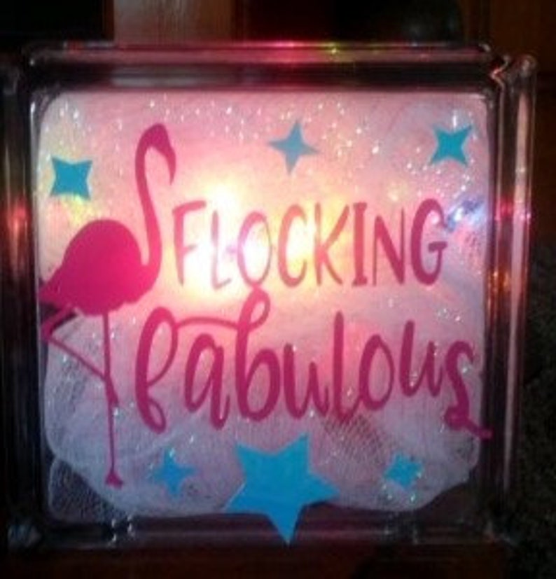 Custom Lighted Glass Blocks - Etsy
