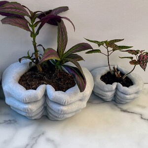Heart Shaped Hands Planter | Love Planter | Hand Planter | Unique ...
