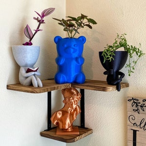 Gummy Bear Planter Pot / Pen Pencil Holder, Teddy Bear Desk Pot, Office ...