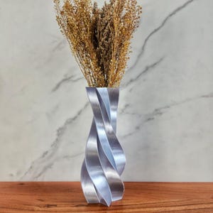 Muted Blue Twisted Star Vase | Table Vase | Home Decor | Unique Vase ...