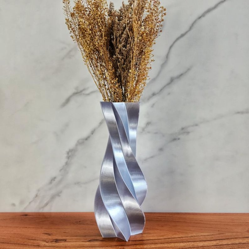 Muted Blue Twisted Star Vase | Table Vase | Home Decor | Unique Vase - Etsy