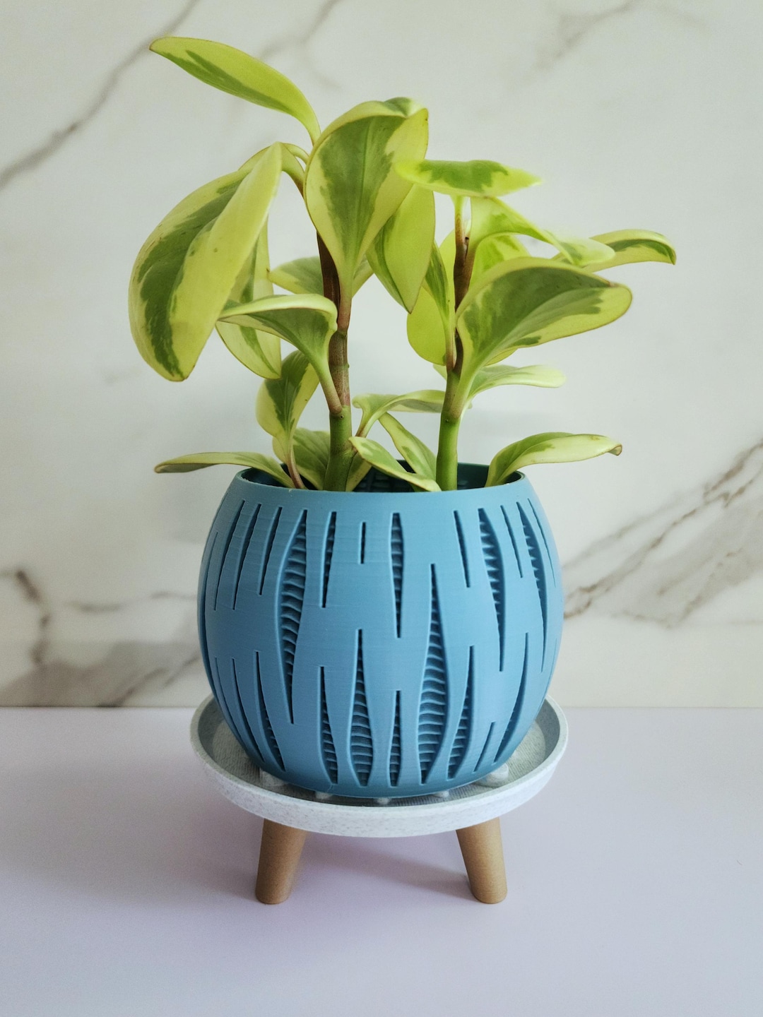 Split Seam Orb Planter: Modern Eco-friendly Plant Pot, Indoor Plant ...
