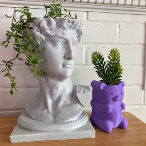 Gummy Bear Planter Pot / Pen Pencil Holder, Teddy Bear Desk Pot, Office ...