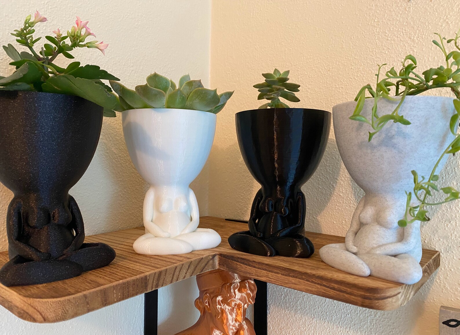 People Planter Pregnant Belly Embrace Crossed Legs With a - Etsy