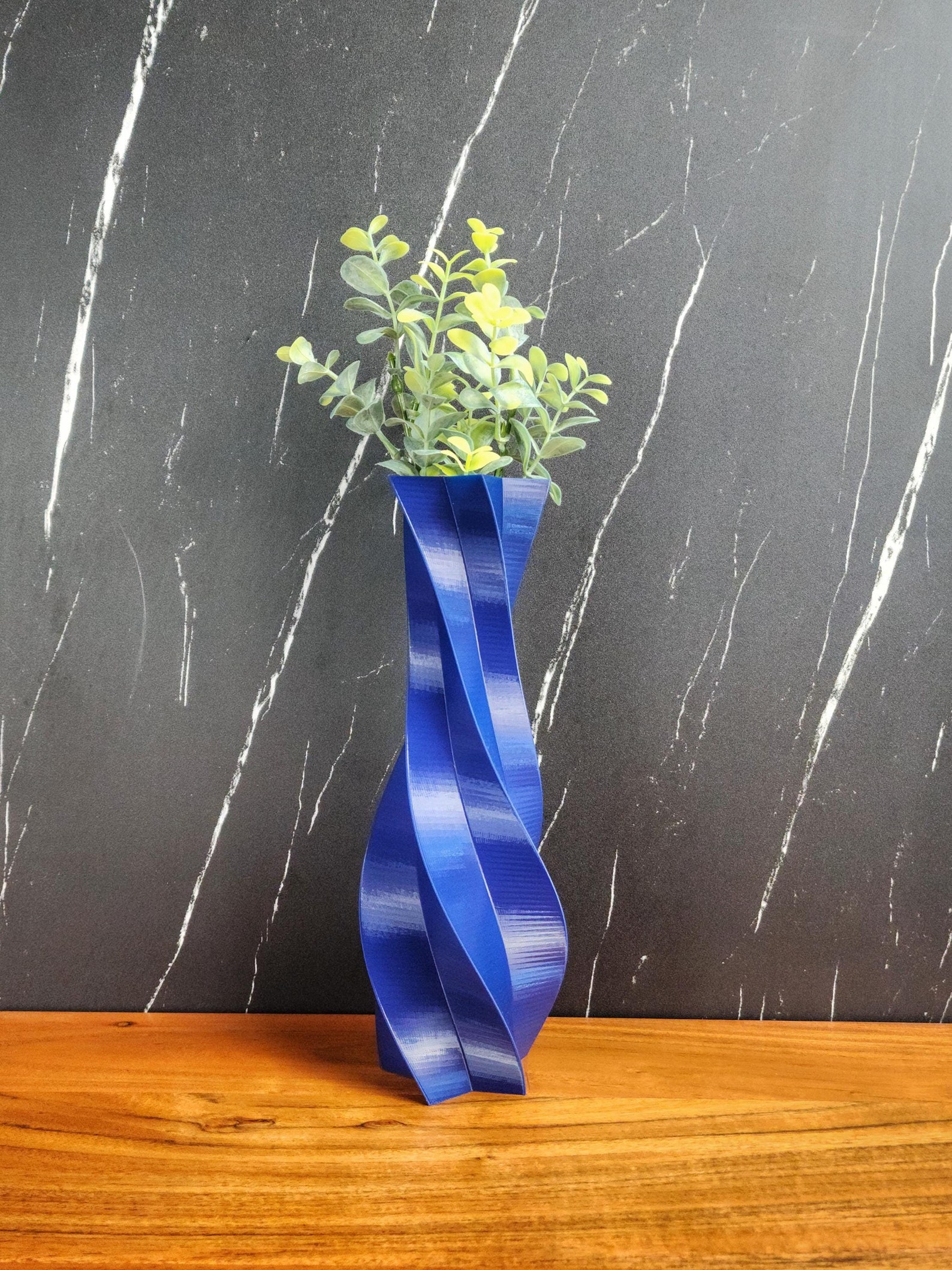 Navy Blue Twisted Star Vase | Table Vase | Home Decor | Unique Vase - Etsy