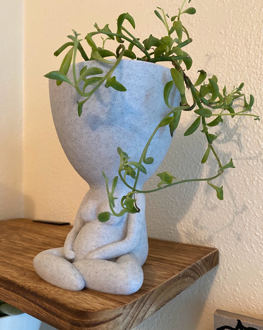 People Planter Pregnant Belly Embrace Crossed Legs With a - Etsy