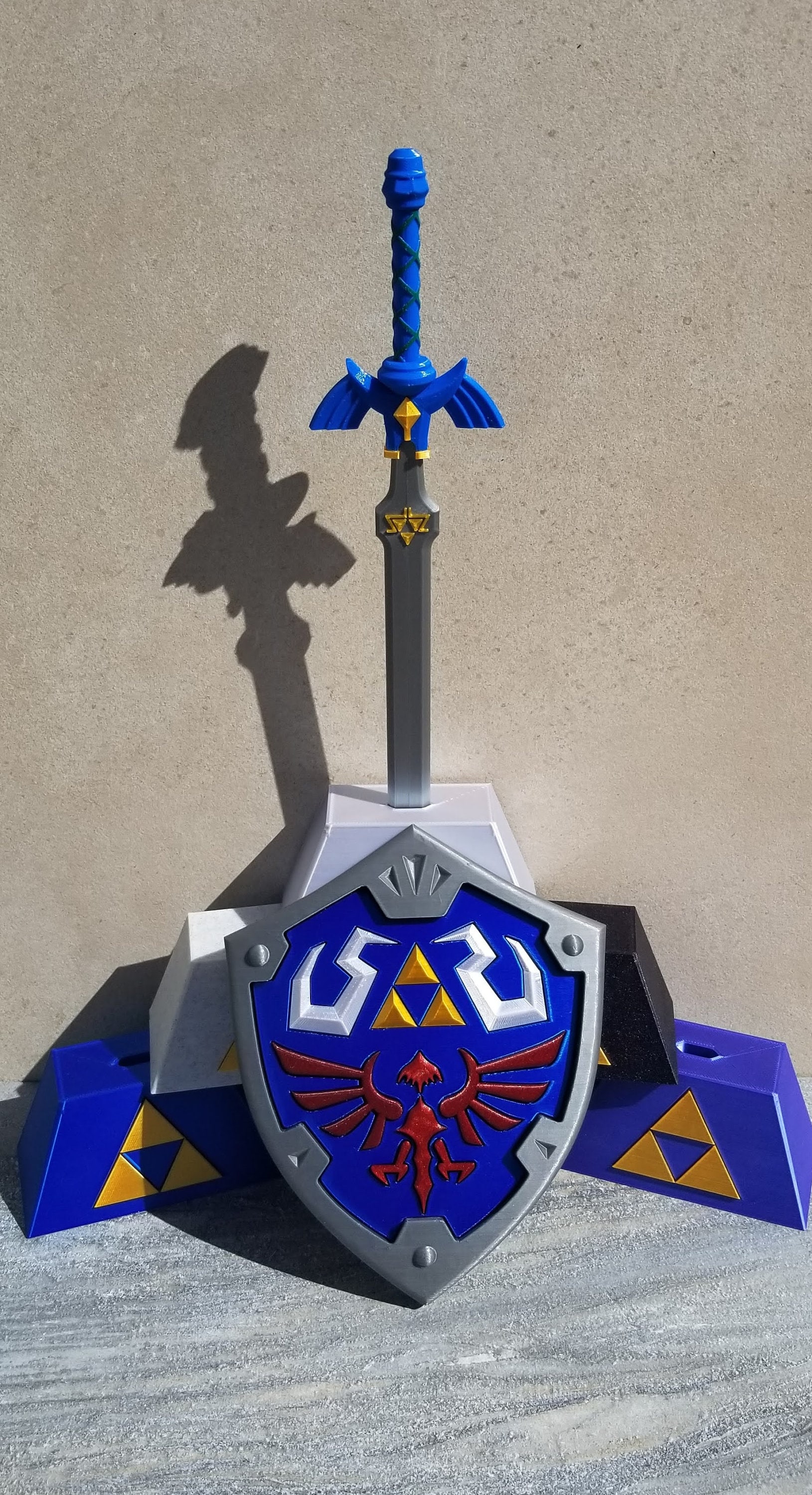 8 Zelda Hylian Shield With Desk/shelf Stand - Etsy