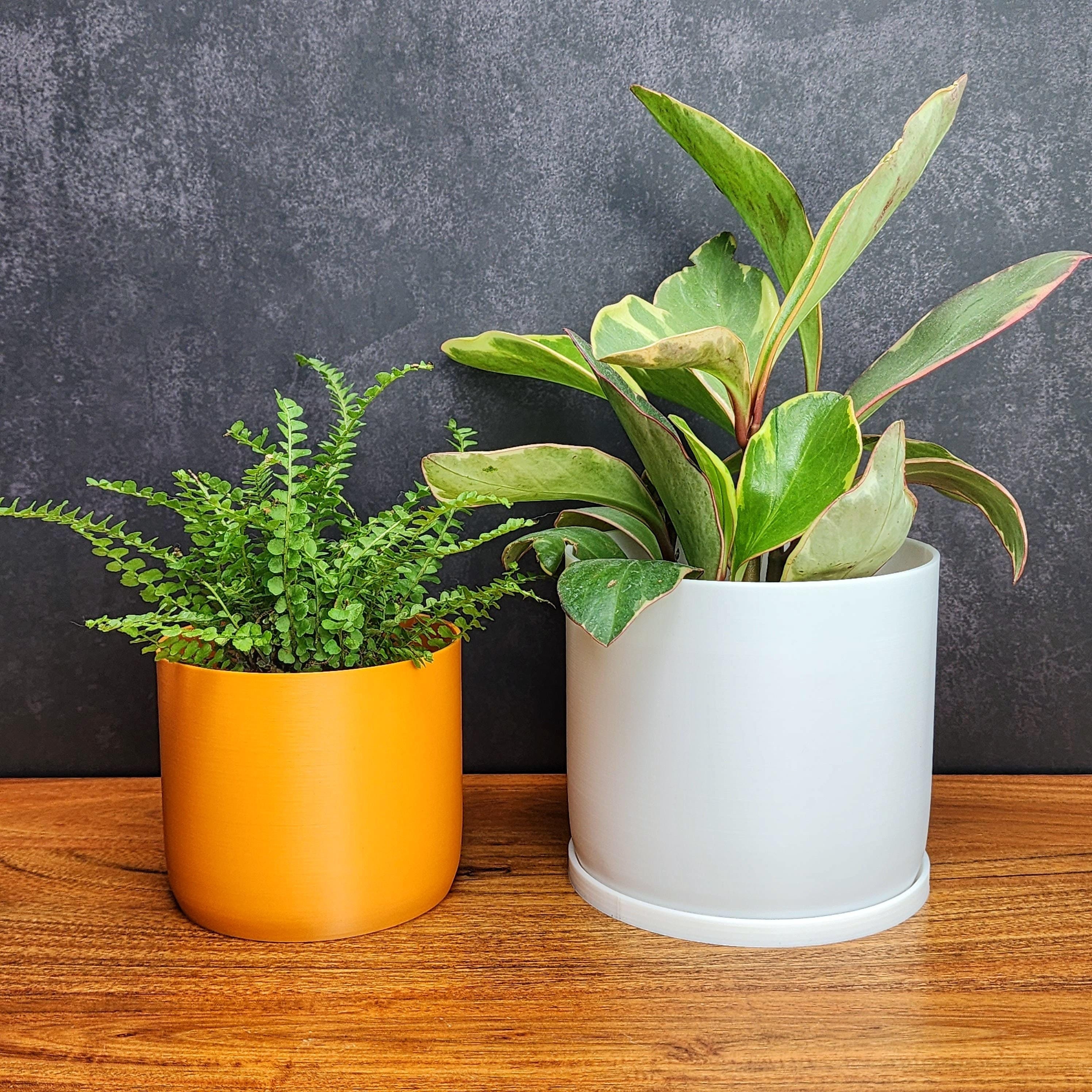 Simple Planter Pot With Drainage | Original Design & Eco-friendly | 4 5 ...